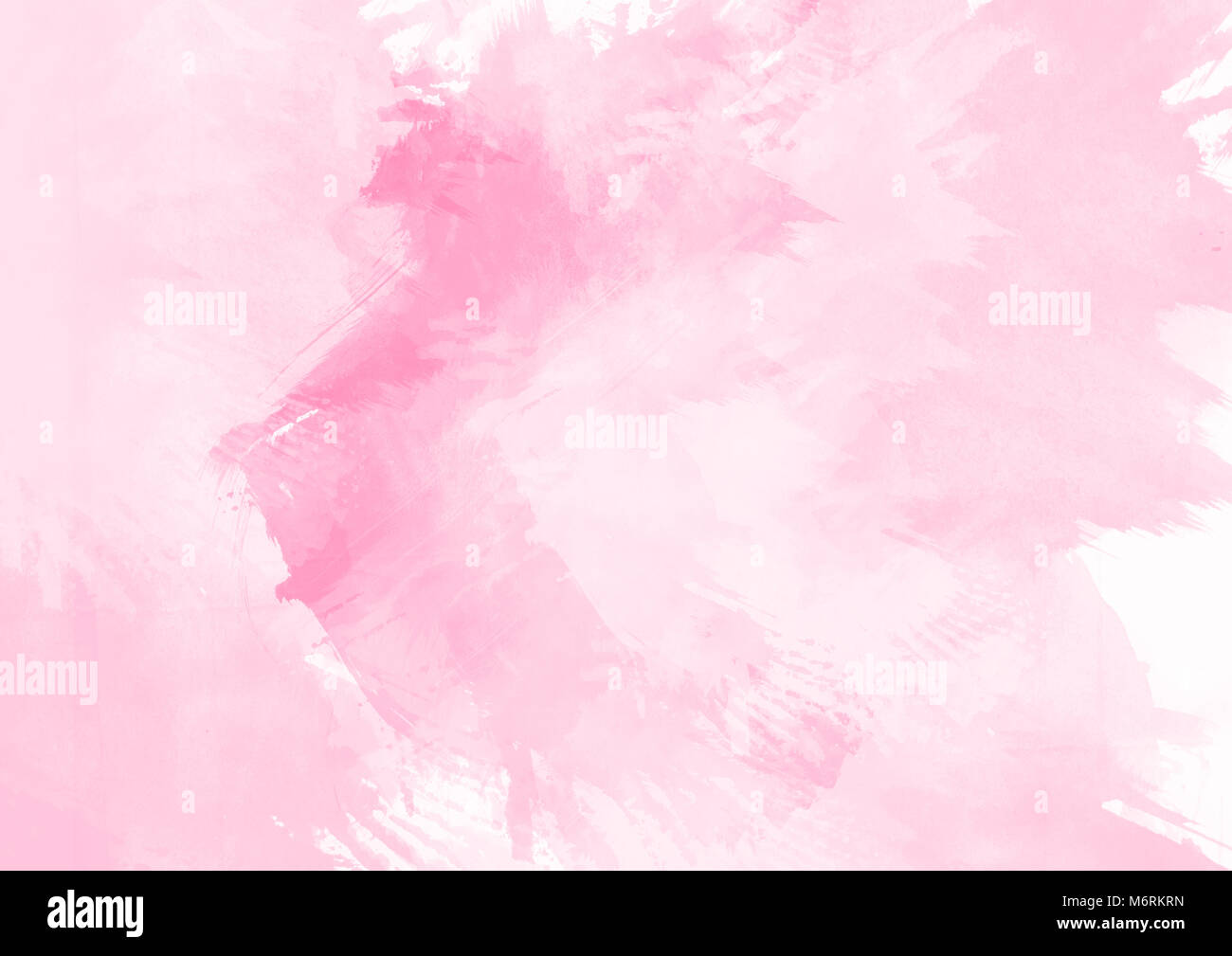 Pink water color graphic color brush strokes patches effect background ...