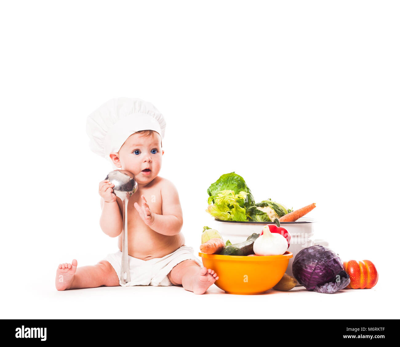 Little chef cooks Stock Photo - Alamy