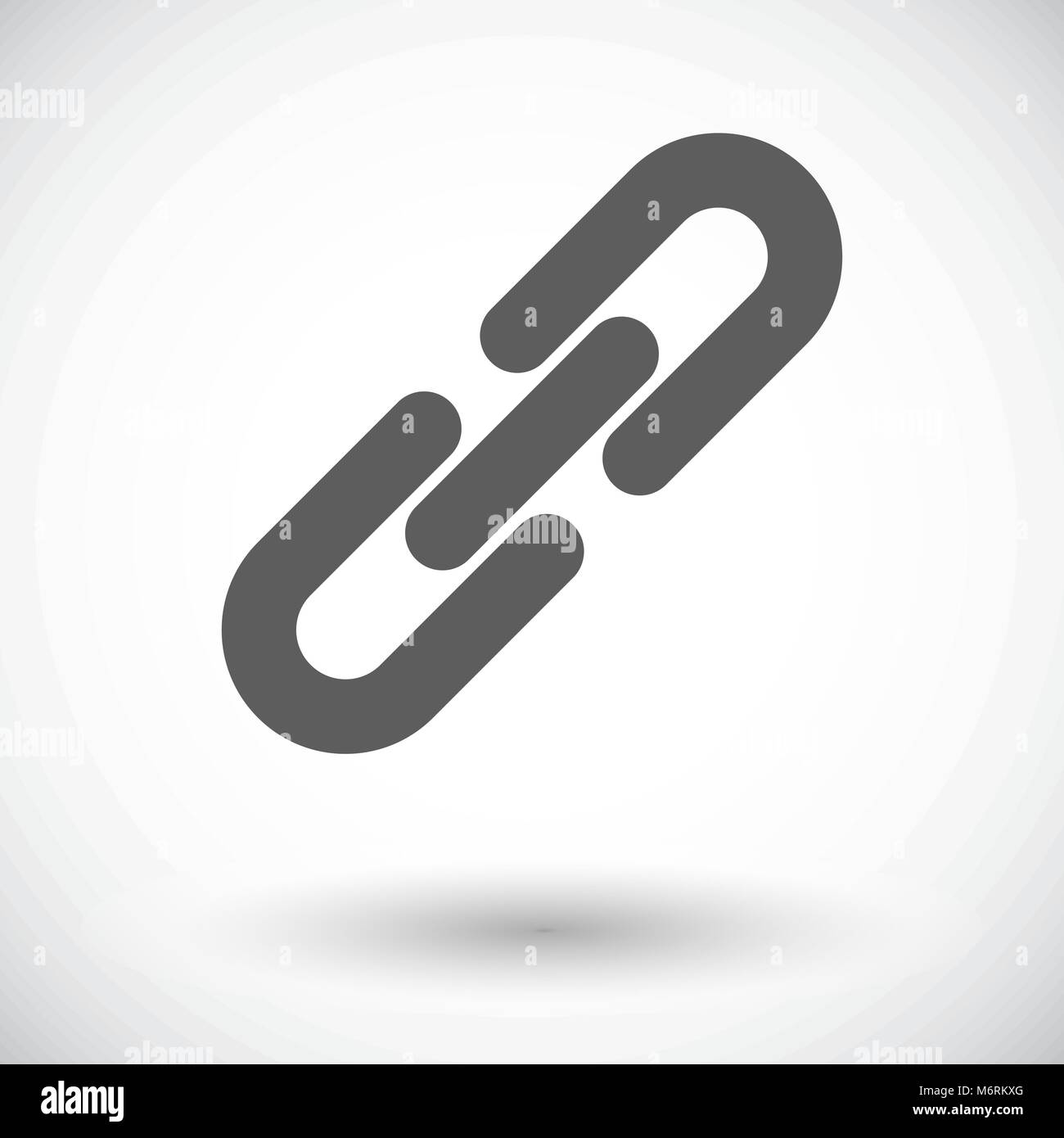 Link single icon Stock Vector Image & Art - Alamy
