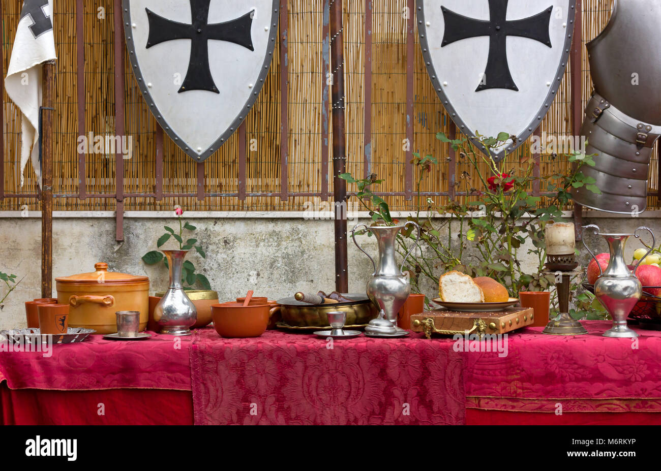 Medieval Table High Resolution Stock Photography and Images - Alamy
