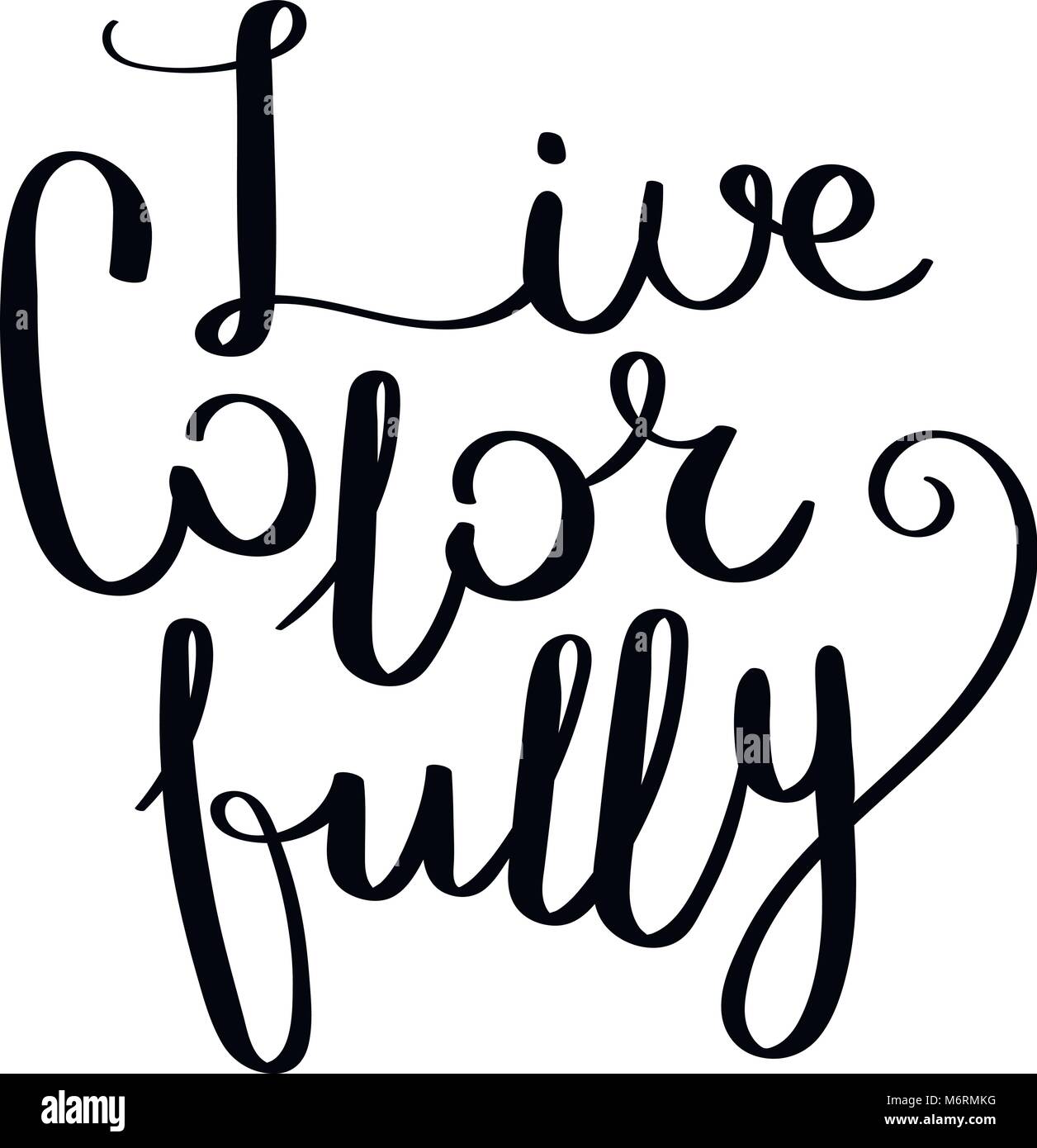 Live color fully Stock Vector Images - Alamy