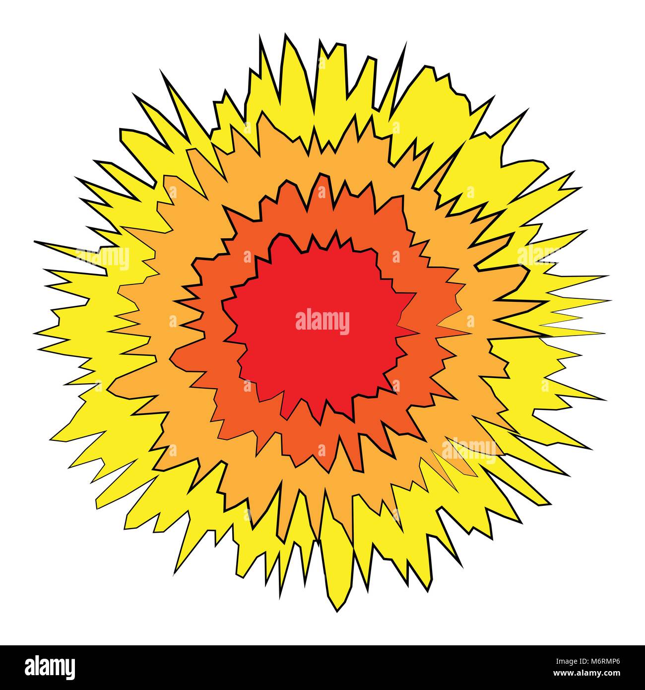 Vector burst pop art Stock Vector Images - Alamy