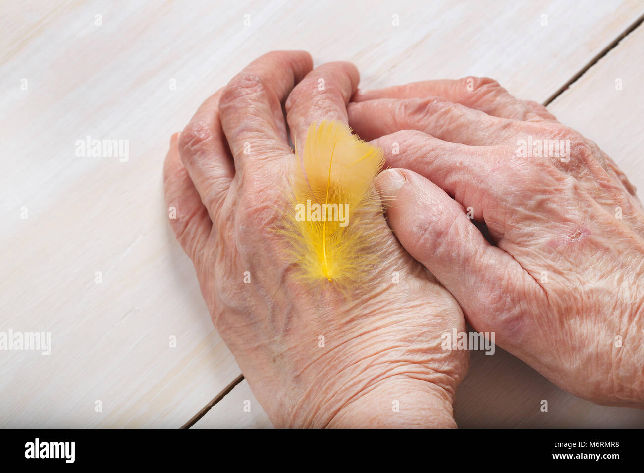 Hands of a senior woman in her 80s Stock Photo - Alamy