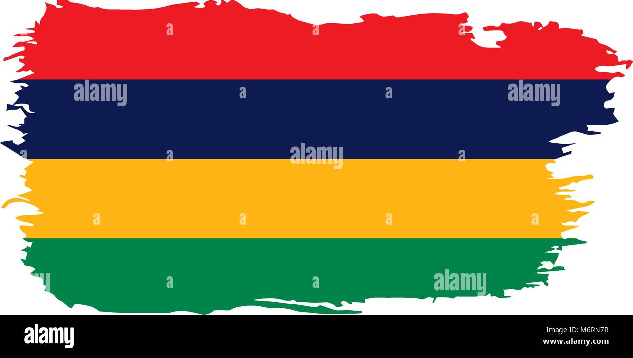 Mauritius flag, vector illustration Stock Vector Image & Art - Alamy