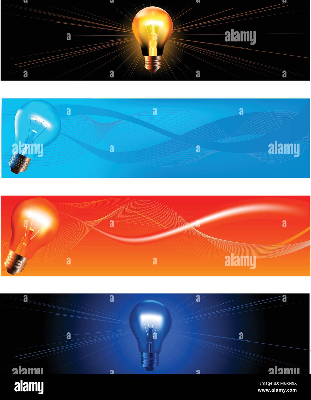 Collection of abstract technology banners Stock Vector Image & Art - Alamy