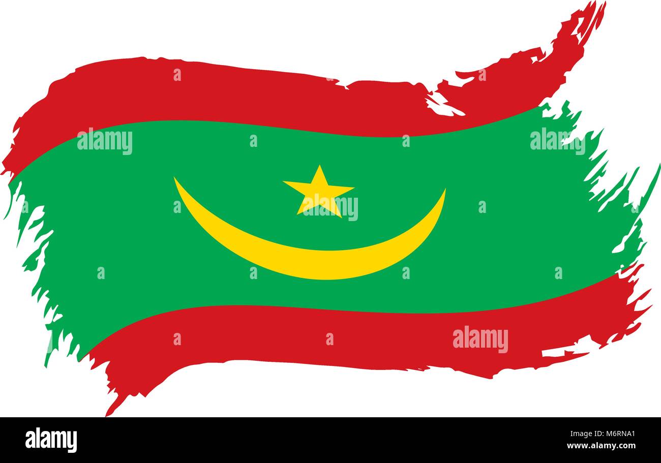 Mauritania flag, vector illustration Stock Vector Image & Art - Alamy