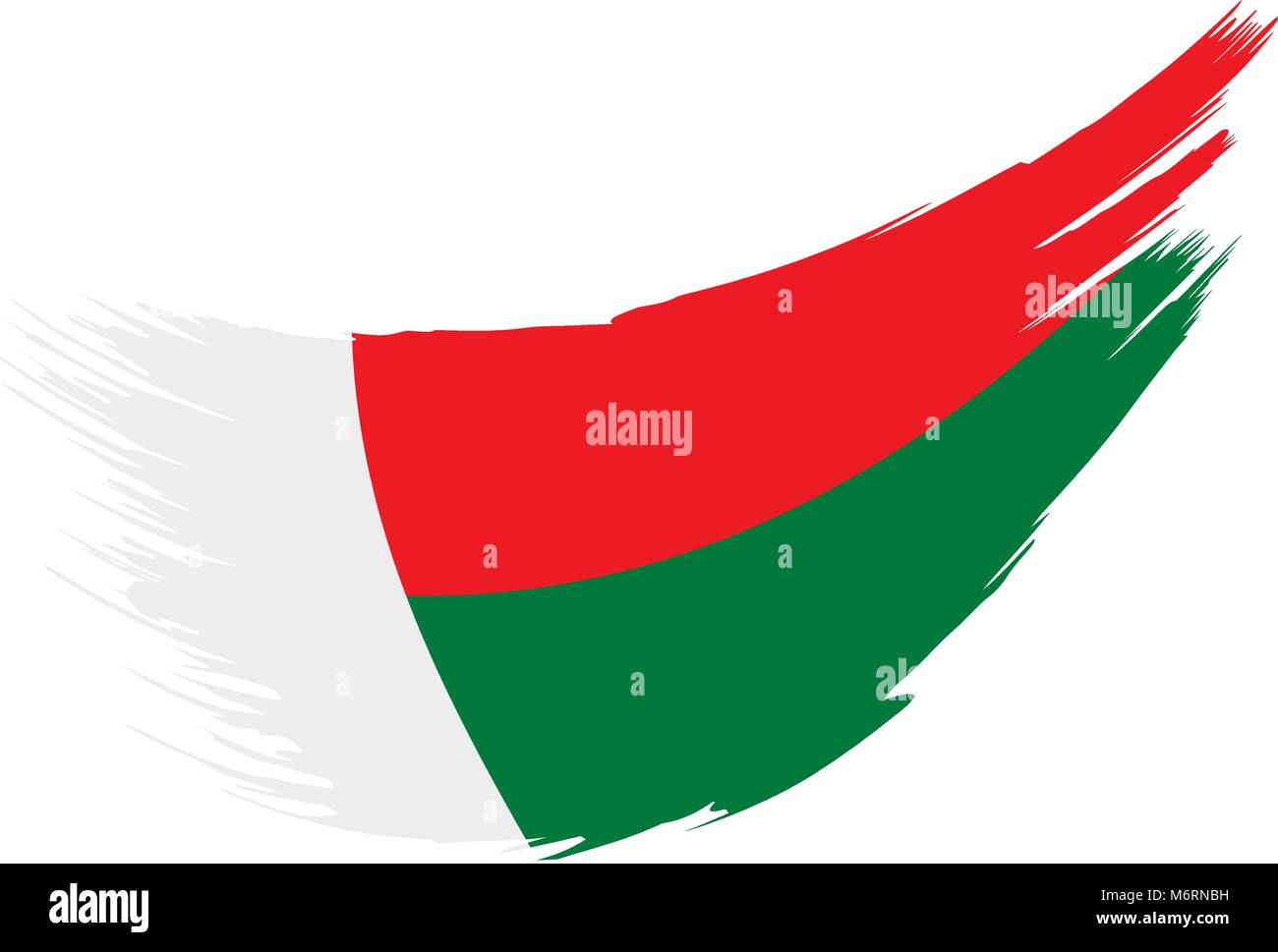 Madagascar flag, vector illustration Stock Vector Image & Art - Alamy