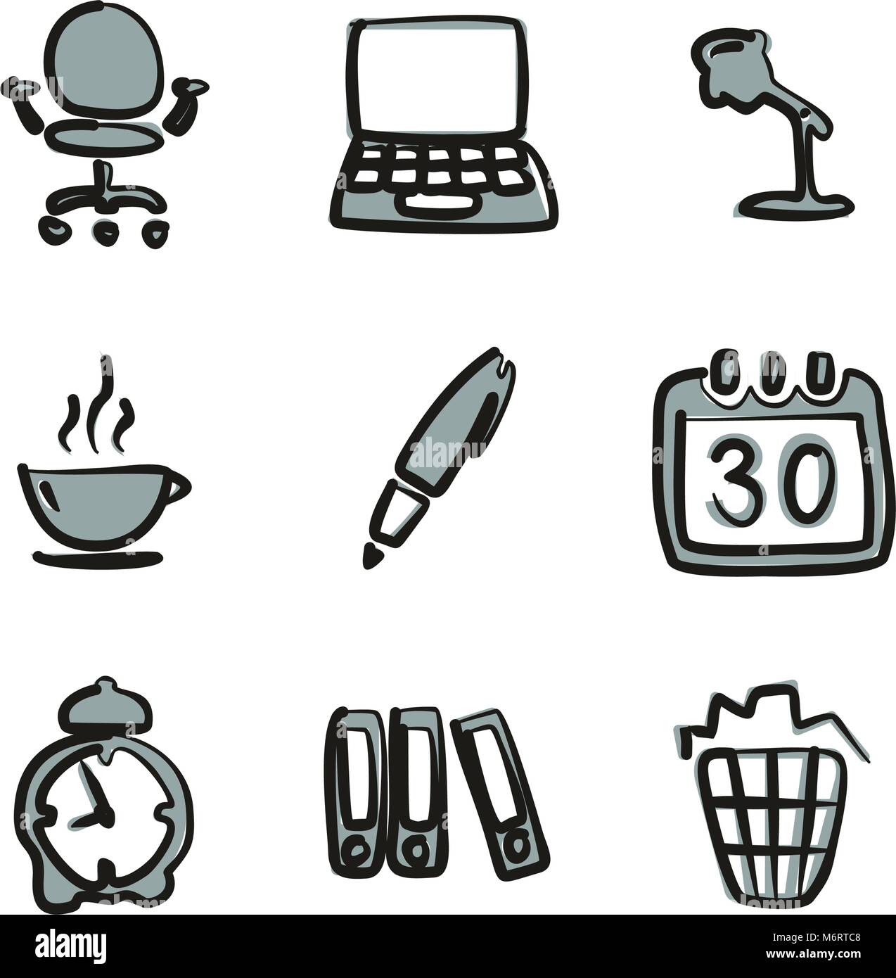 Color line office light Stock Vector Images - Alamy