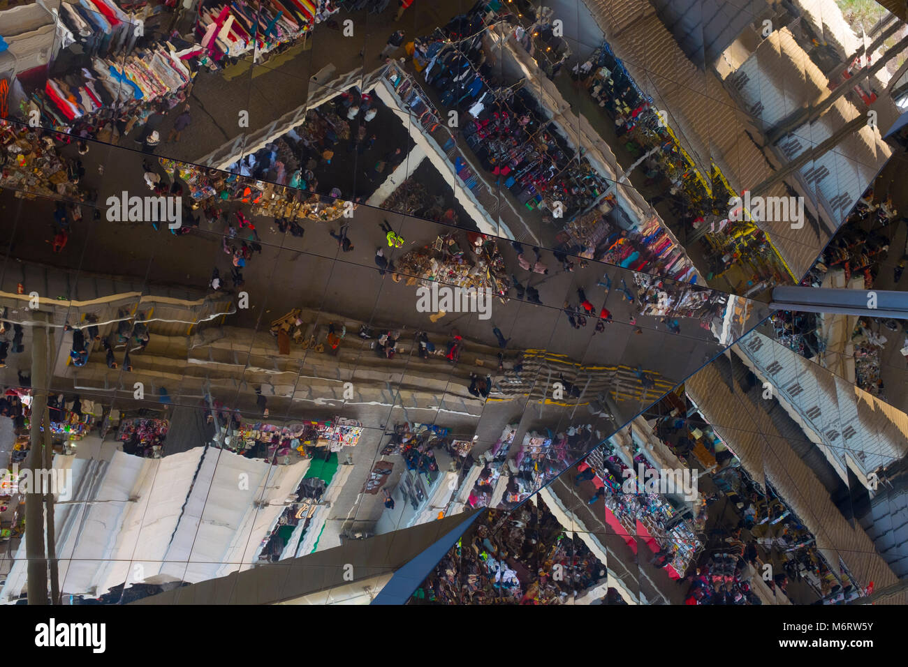 Mercat dels Encants or Els Encants Vells, a flea market in Barcelona ...