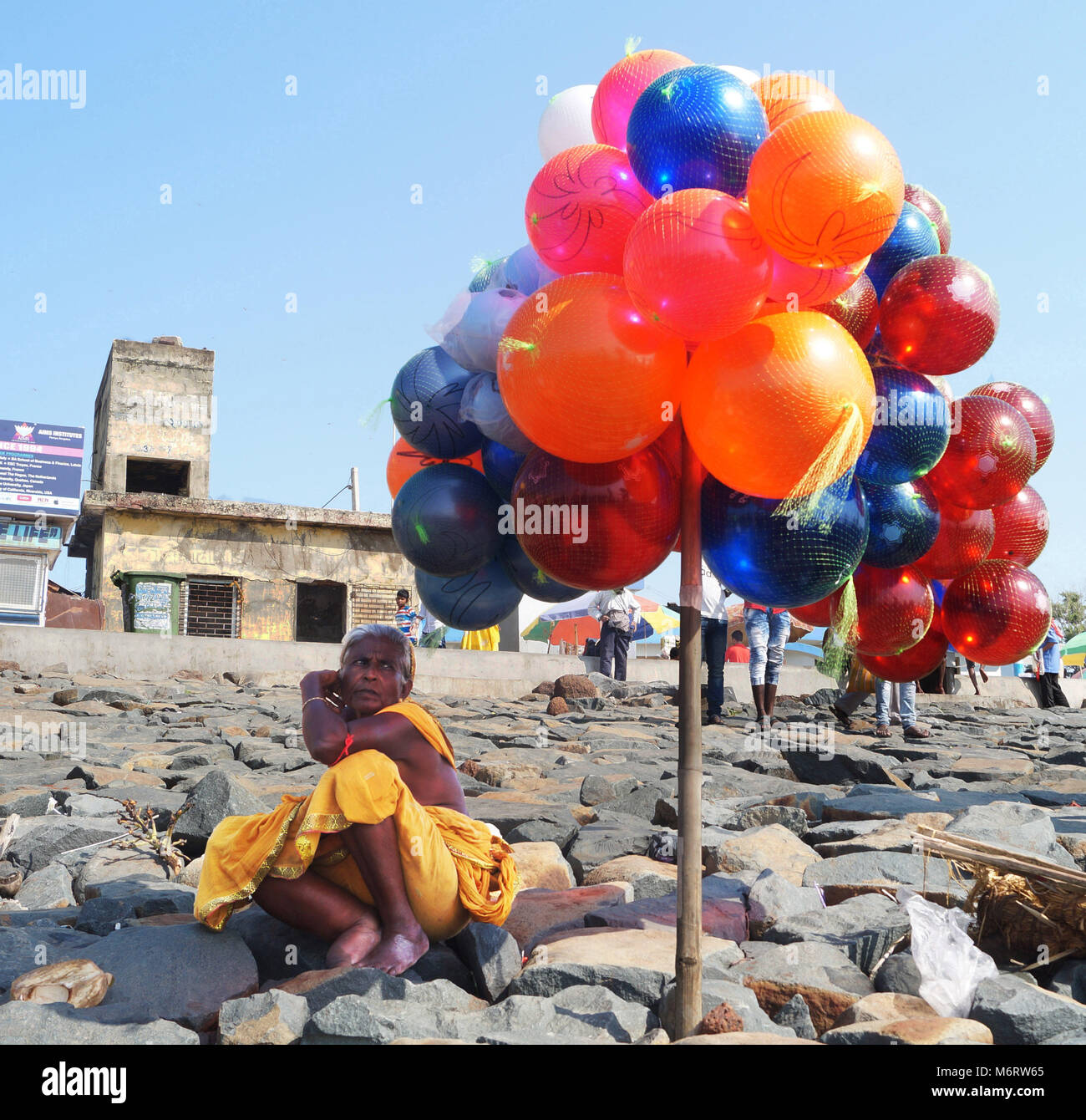 Baloon seller hi-res stock photography and images - Alamy