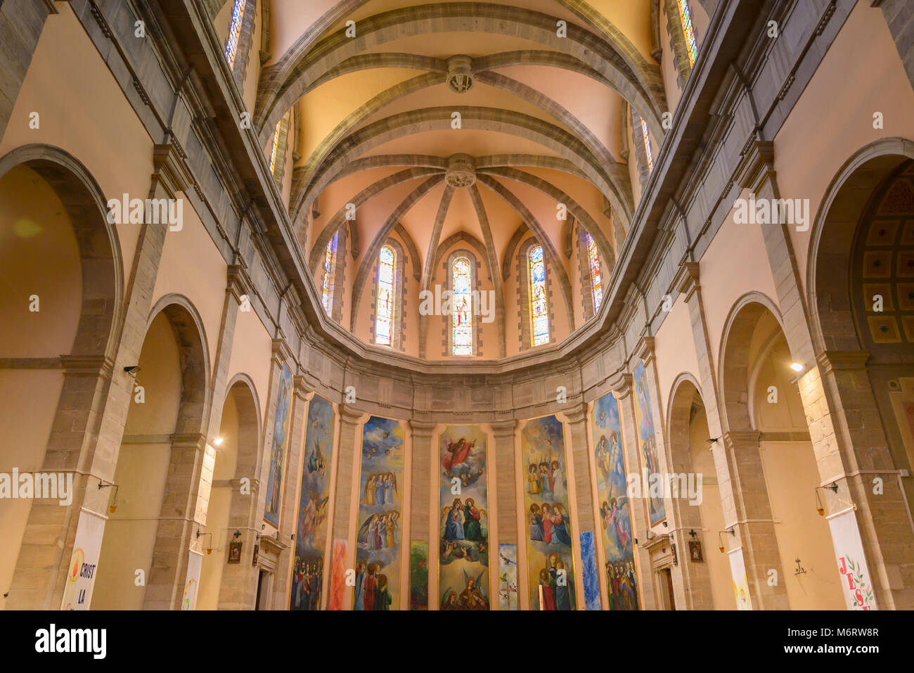 Church interior, paintings Stock Photo - Alamy