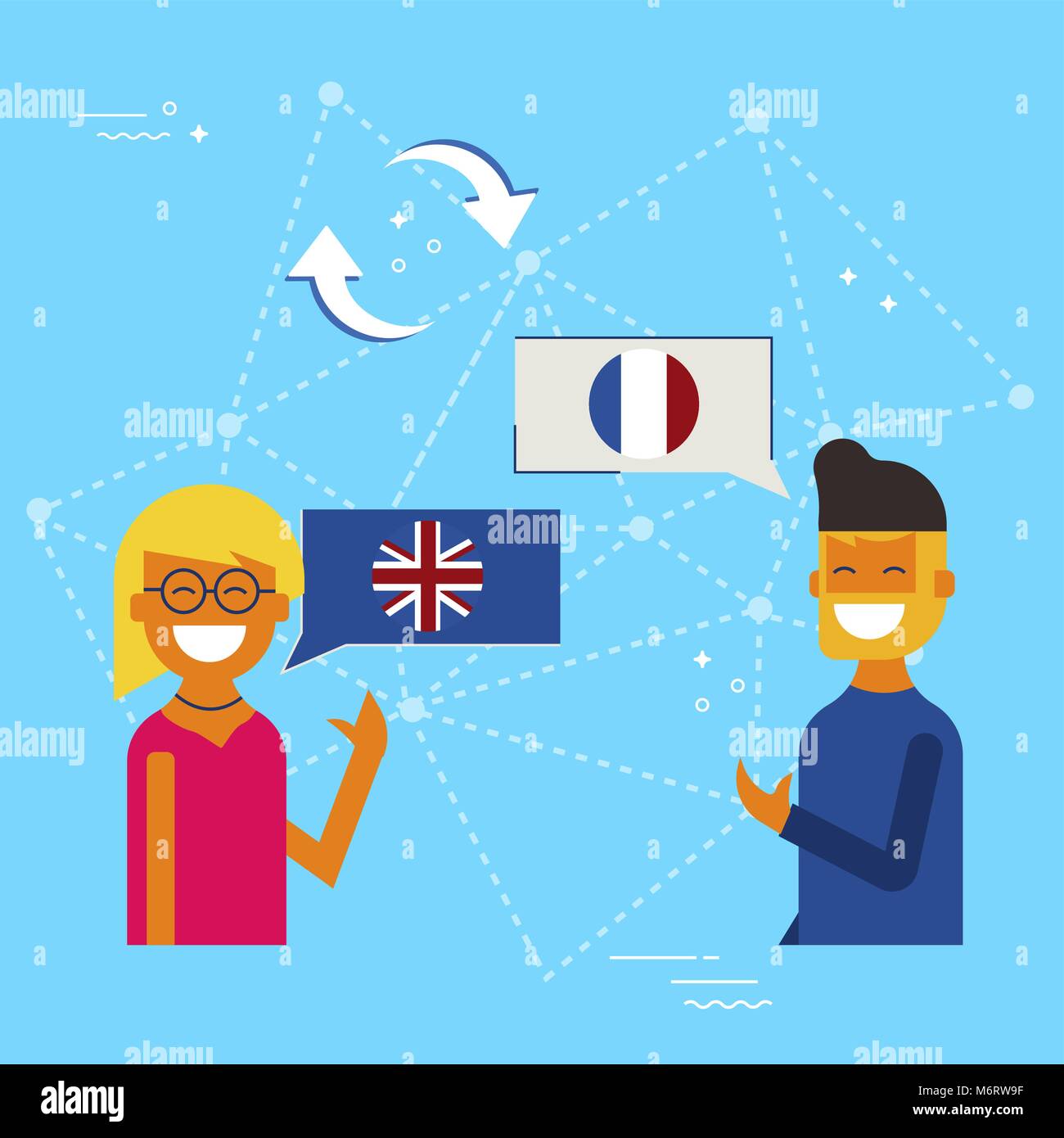 Translation french Stock Vector Images - Alamy