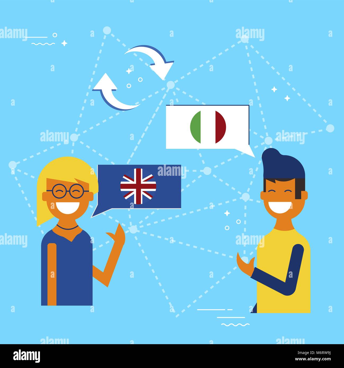 Human italian culture Stock Vector Images - Alamy