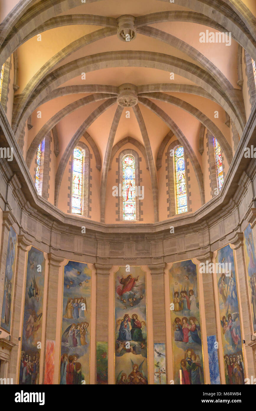 Church interior, paintings Stock Photo - Alamy