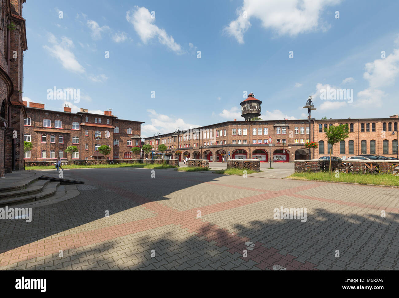 Katowice / Historical district and traditional architecture in the ...