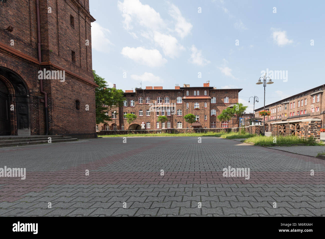 Katowice / Historical district and traditional architecture in the ...