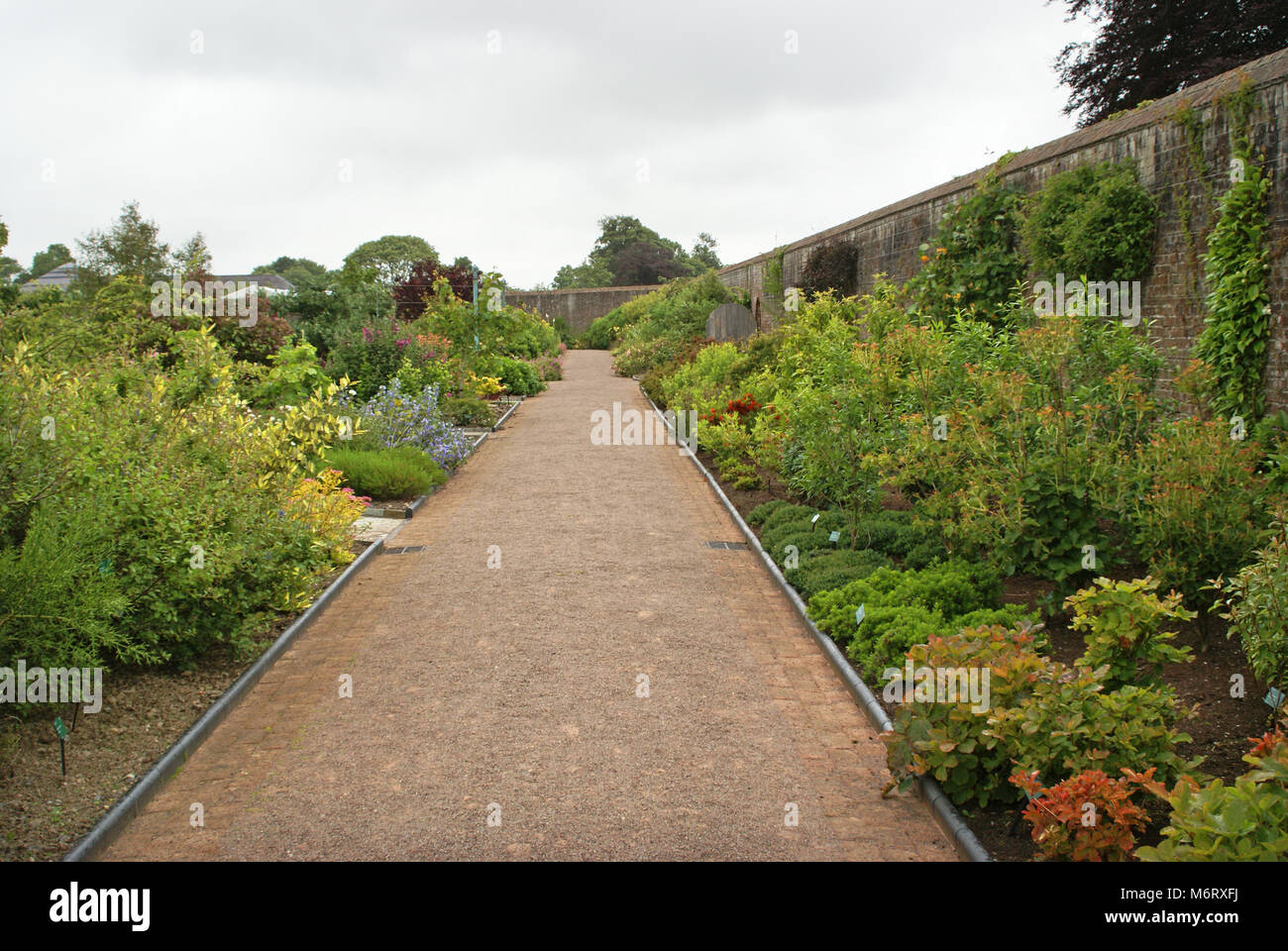 Double walled garden Stock Photo - Alamy