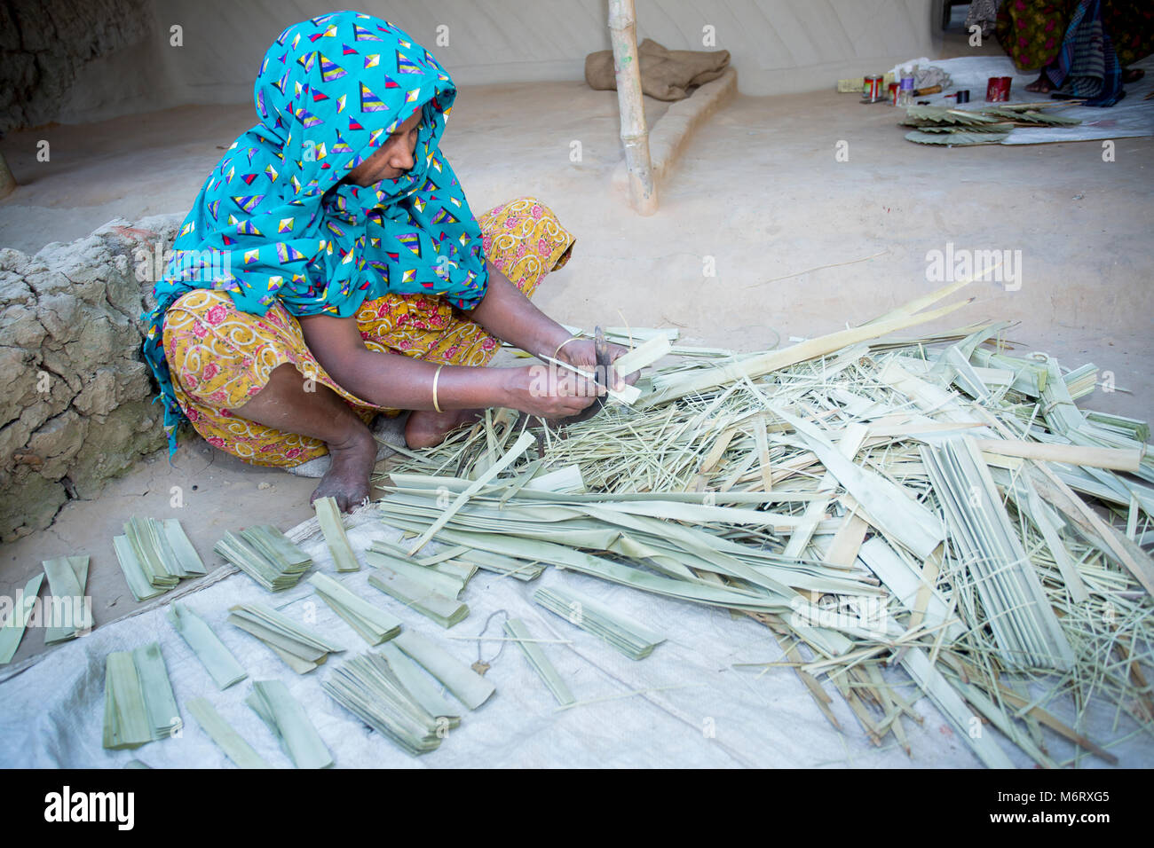 Palmyrah fan (Taal pata’r Pakha Stock Photo - Alamy