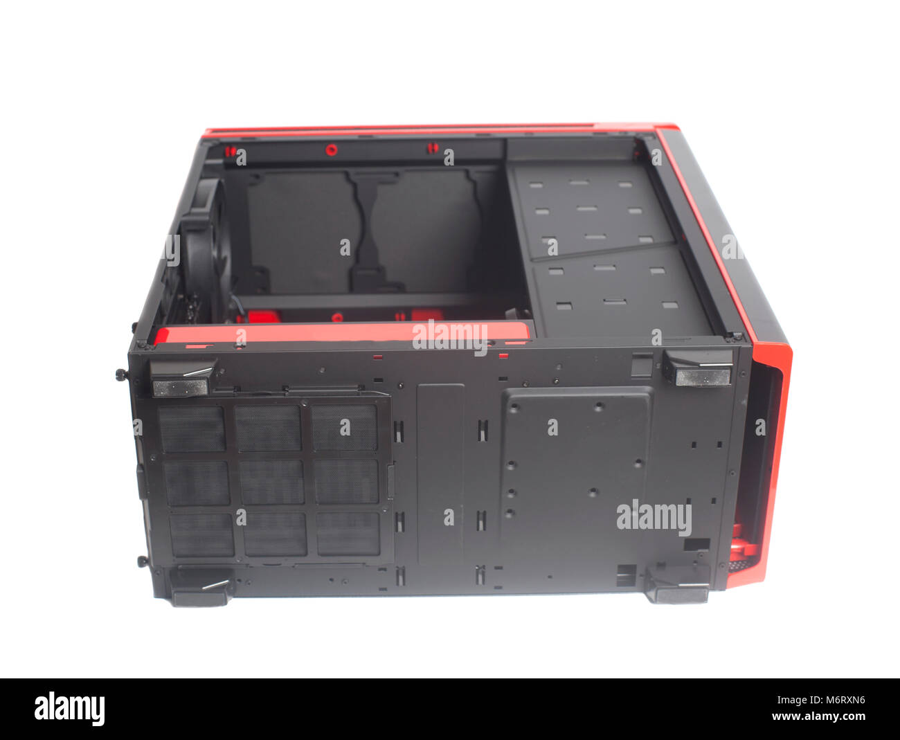 Desktop Empty Computer Case isolated on white background Stock Photo ...