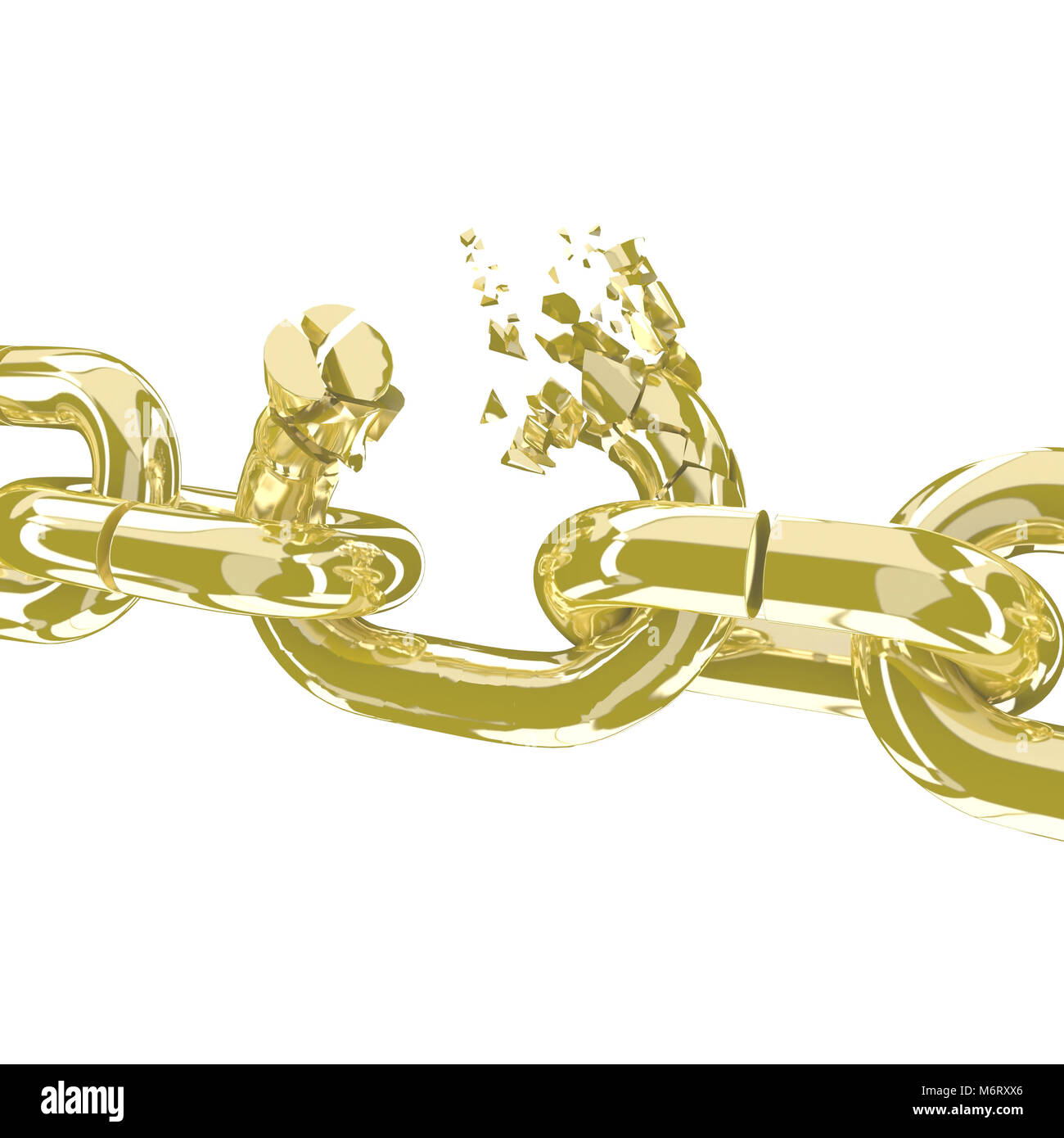 Broken chain hi-res stock photography and images - Alamy