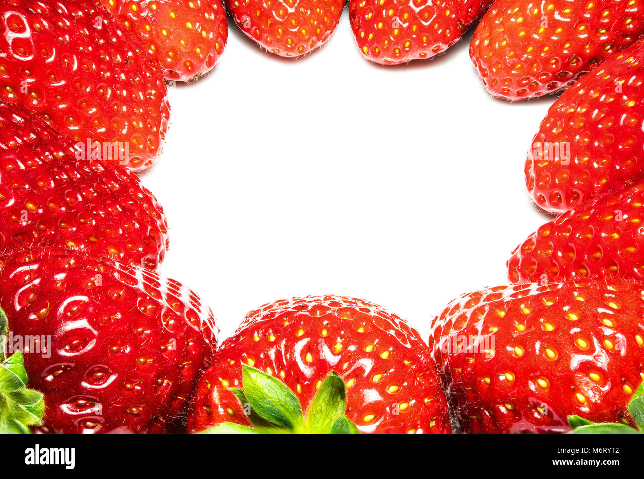 Strawberry in a circle hi-res stock photography and images - Alamy
