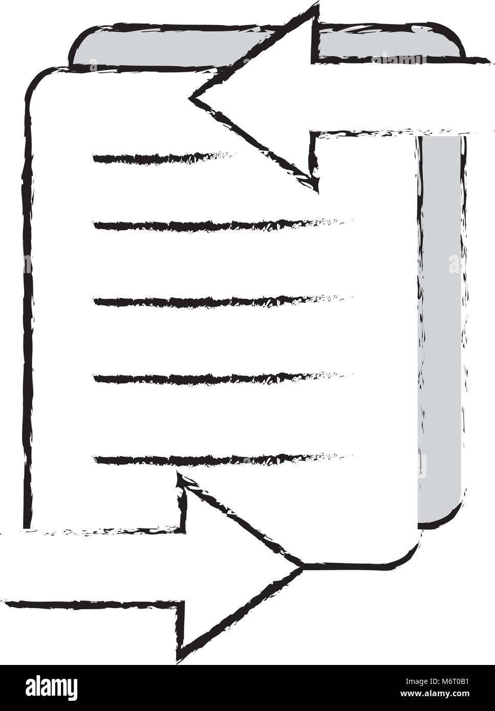 grunge business paper document loading in the office vector ...