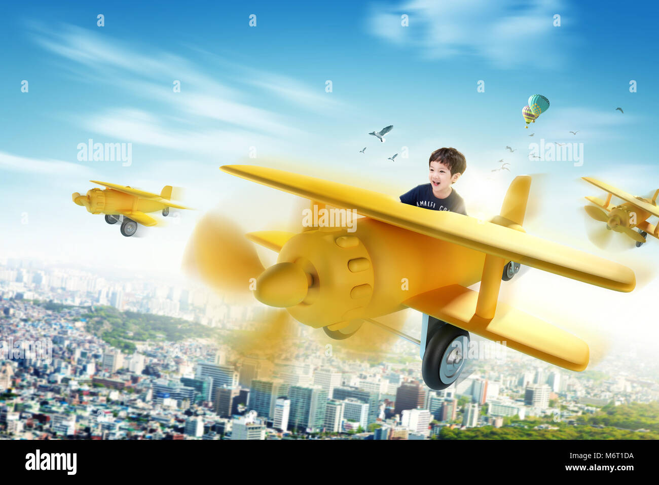 Child imaginary world hi-res stock photography and images - Alamy