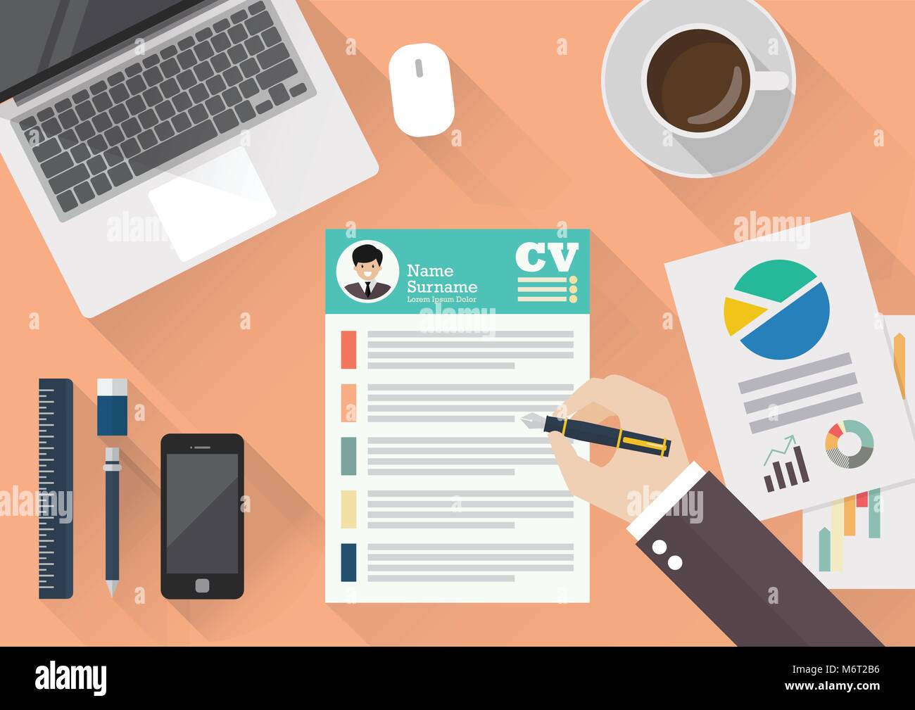 Curriculum vitae document hi-res stock photography and images - Alamy