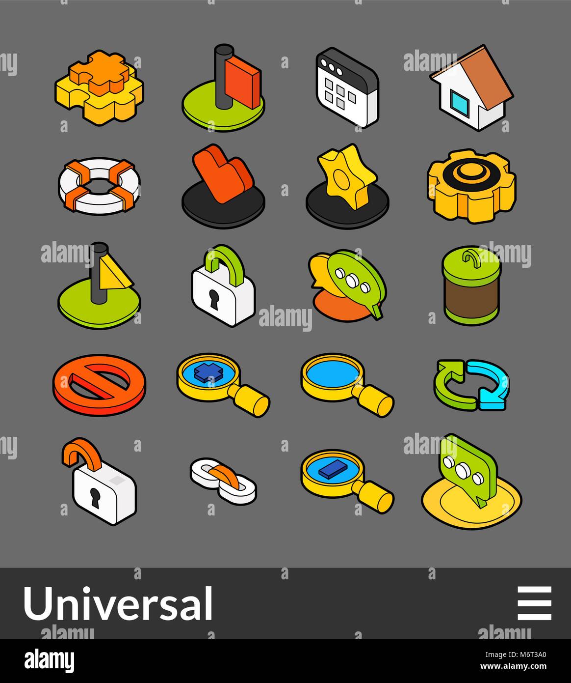 Isometric background hi-res stock photography and images - Alamy