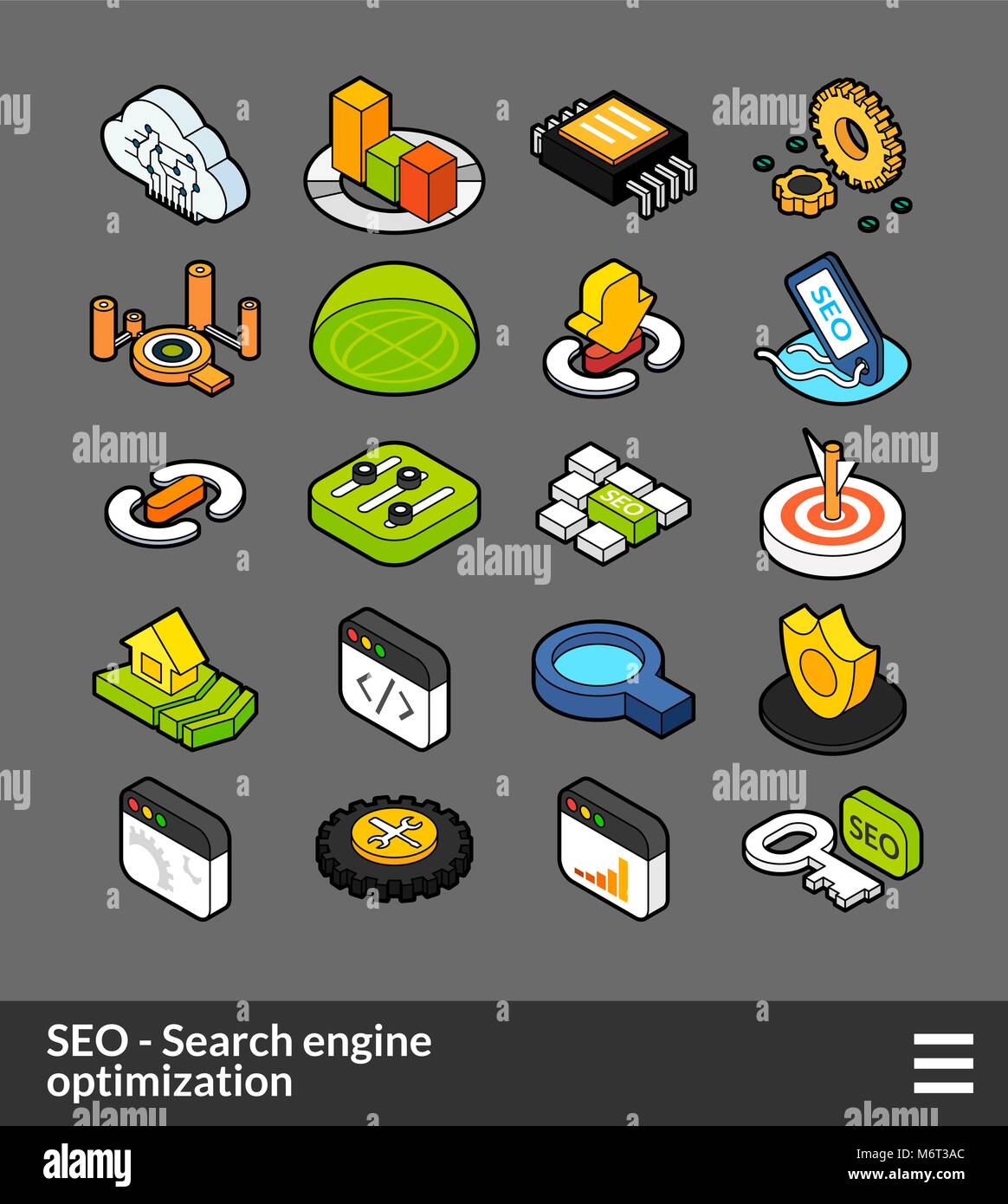 Link vector icons set Stock Vector Images - Alamy