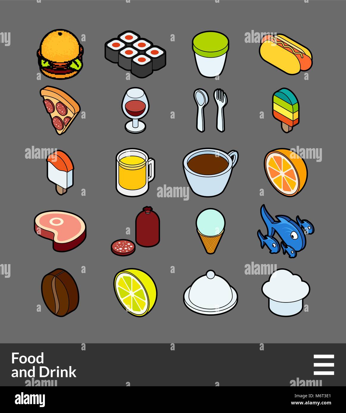 Beer icons set outline Stock Vector Images - Alamy