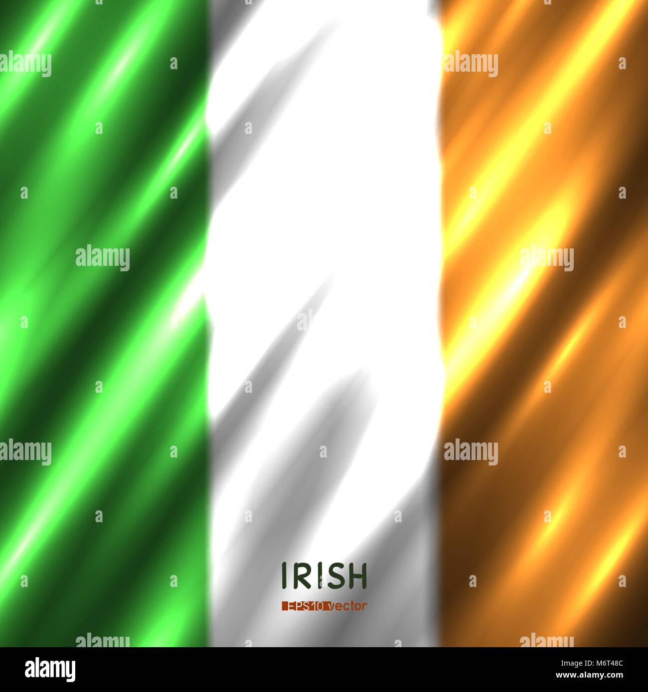 National Irish flag background Stock Vector Image & Art - Alamy
