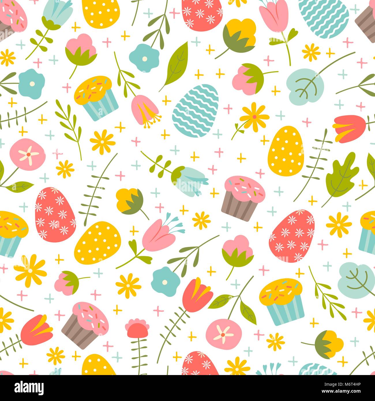 Seamless background on Easter theme Stock Vector Image & Art - Alamy