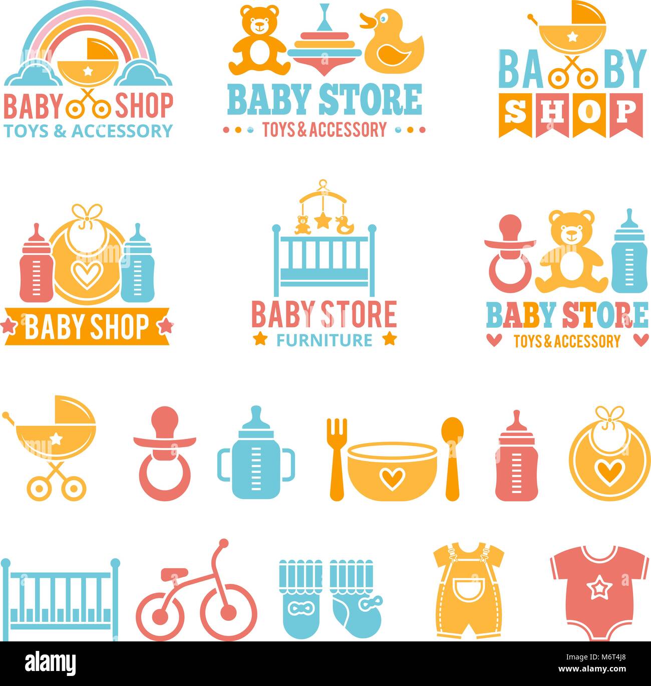 Logo for babies Stock Vector Image & Art - Alamy