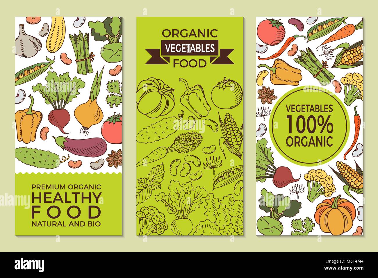 poster with vegetables Stock Vector Image & Art - Alamy