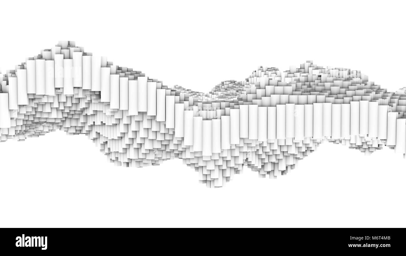 Abstract geometric background consisting of hexagonal cylinders Stock ...