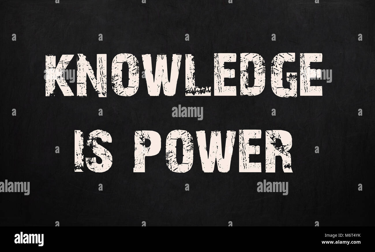 Knowledge Is Power High Resolution Stock Photography and Images - Alamy
