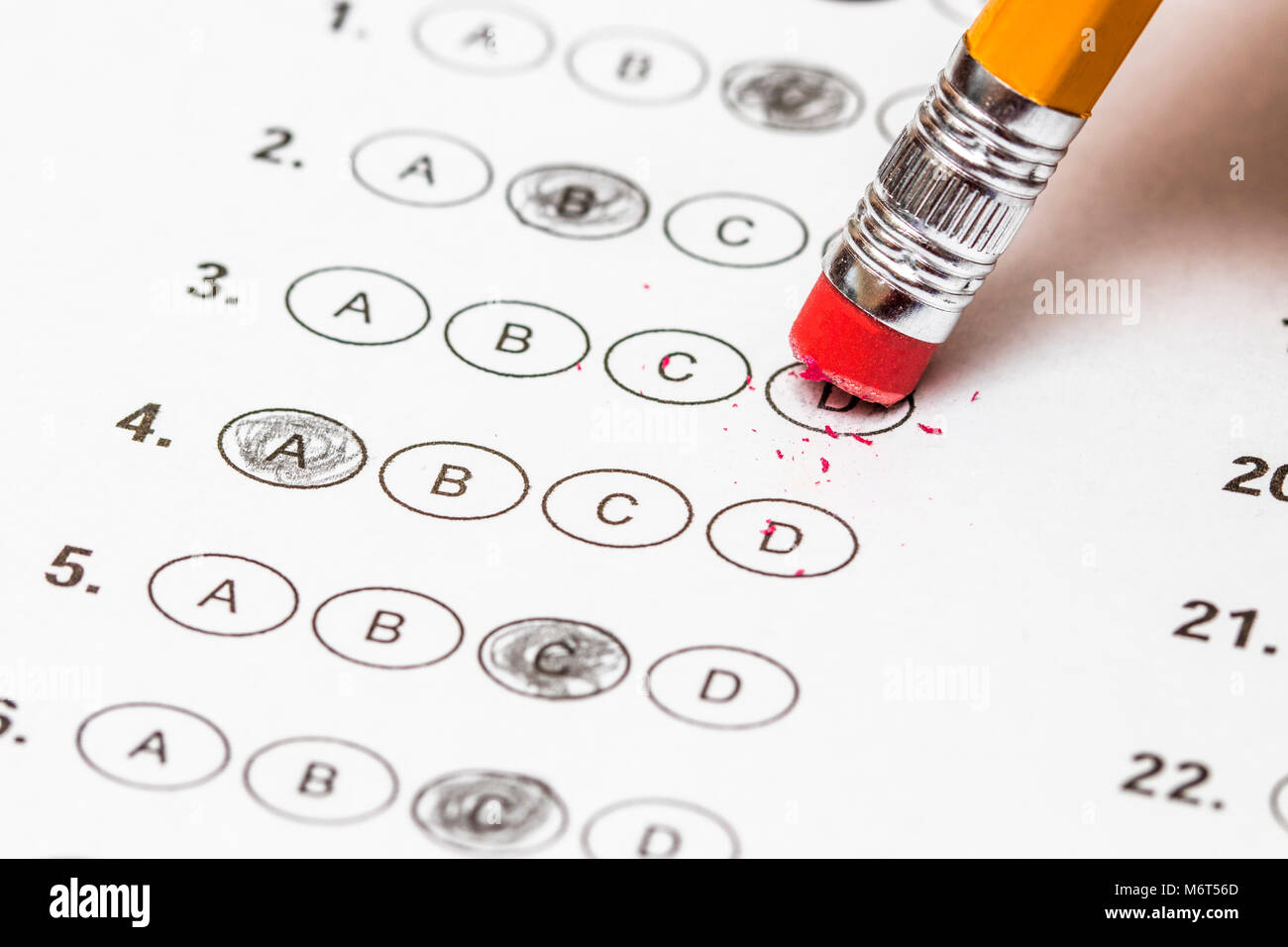 College evaluation form hi-res stock photography and images - Alamy