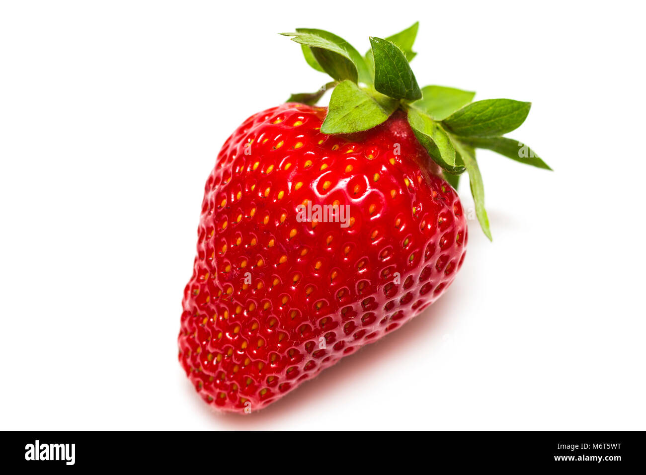 Strawberry isolated on white background. Clipping Path Stock Photo - Alamy