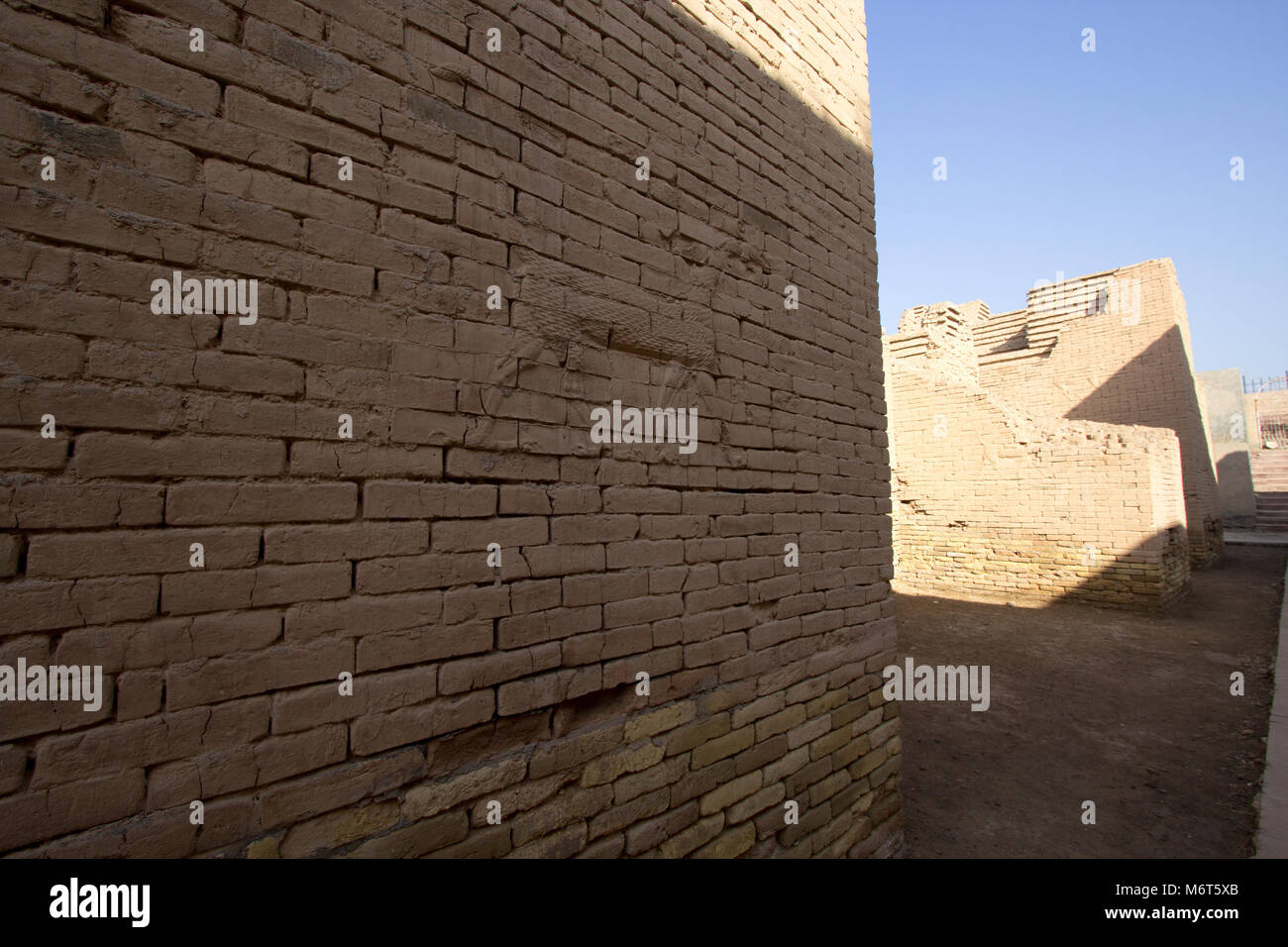 A picture of some of the buildings of the city of Babylon in Iraq, And ...