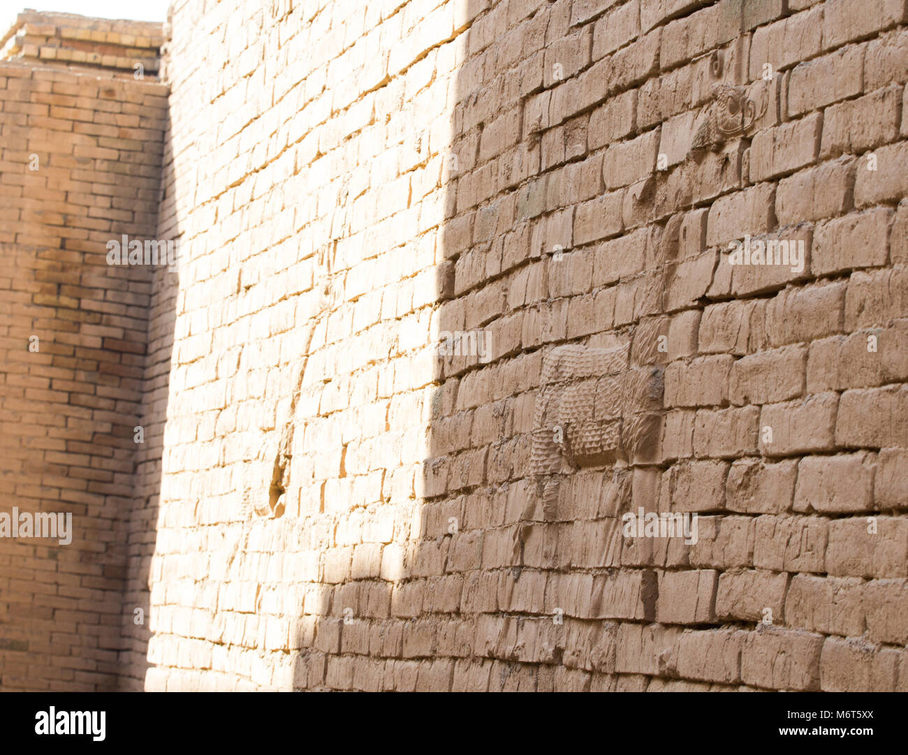 A picture of some of the buildings of the city of Babylon in Iraq, And ...