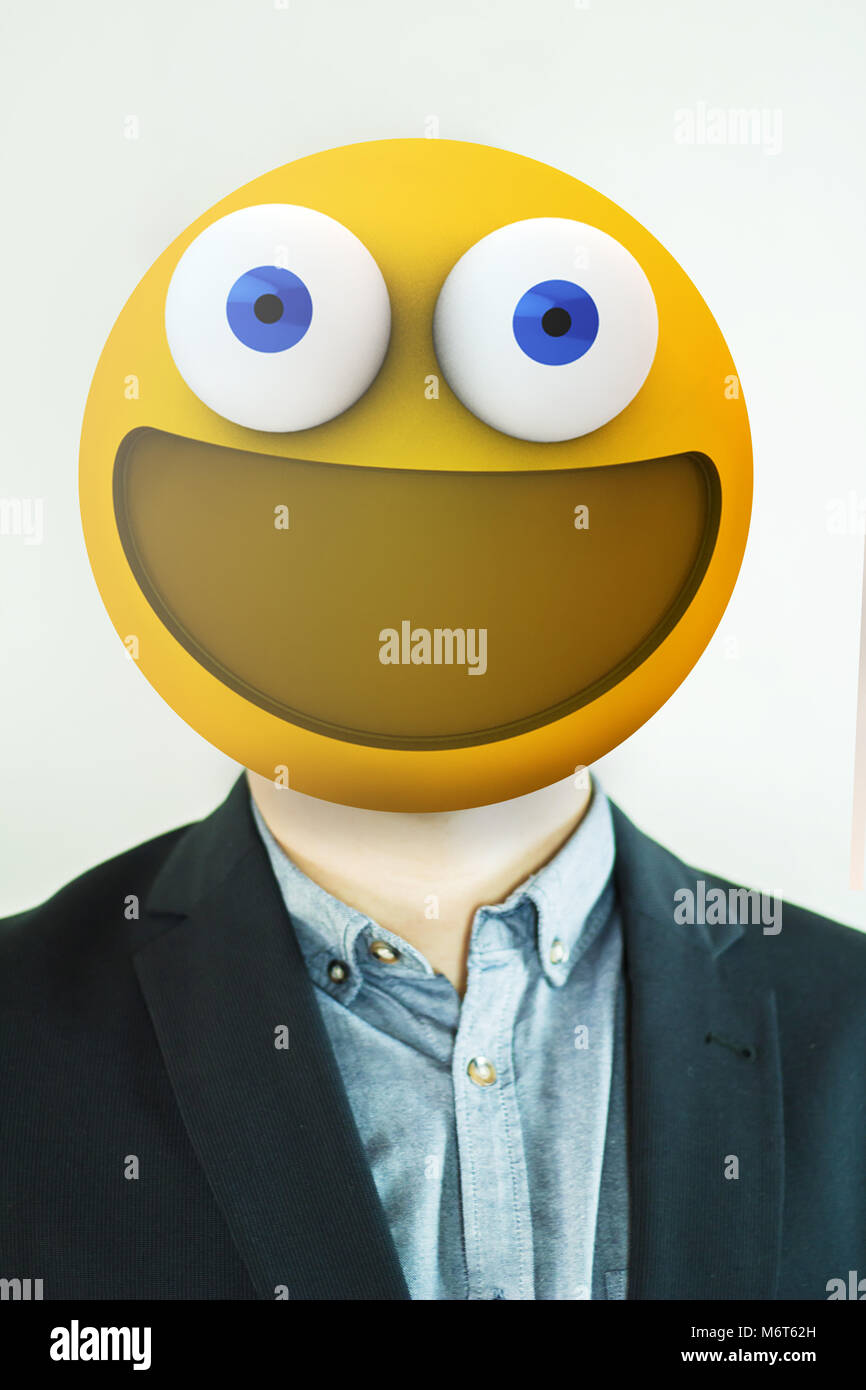 emoji man portrait Stock Photo - Alamy