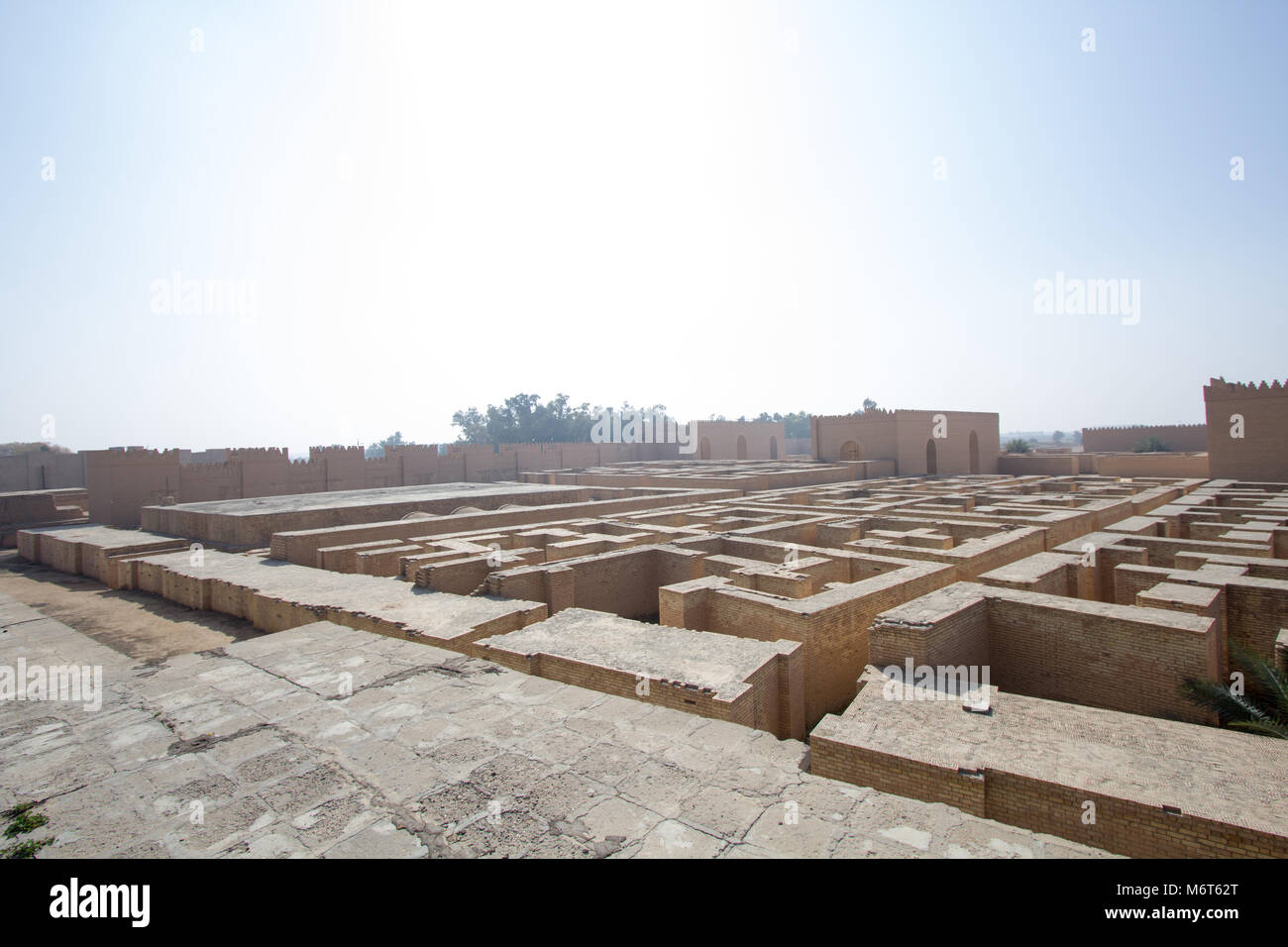 A picture of some of the buildings of the city of Babylon in Iraq, And ...