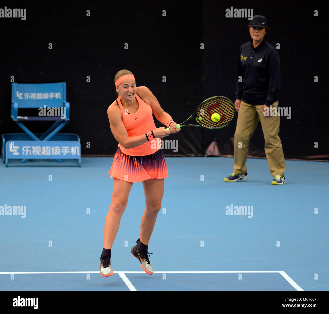 Latvia's Jelena Ostapenko partners Timea Bacsinszky vs You Xiaodi and ...