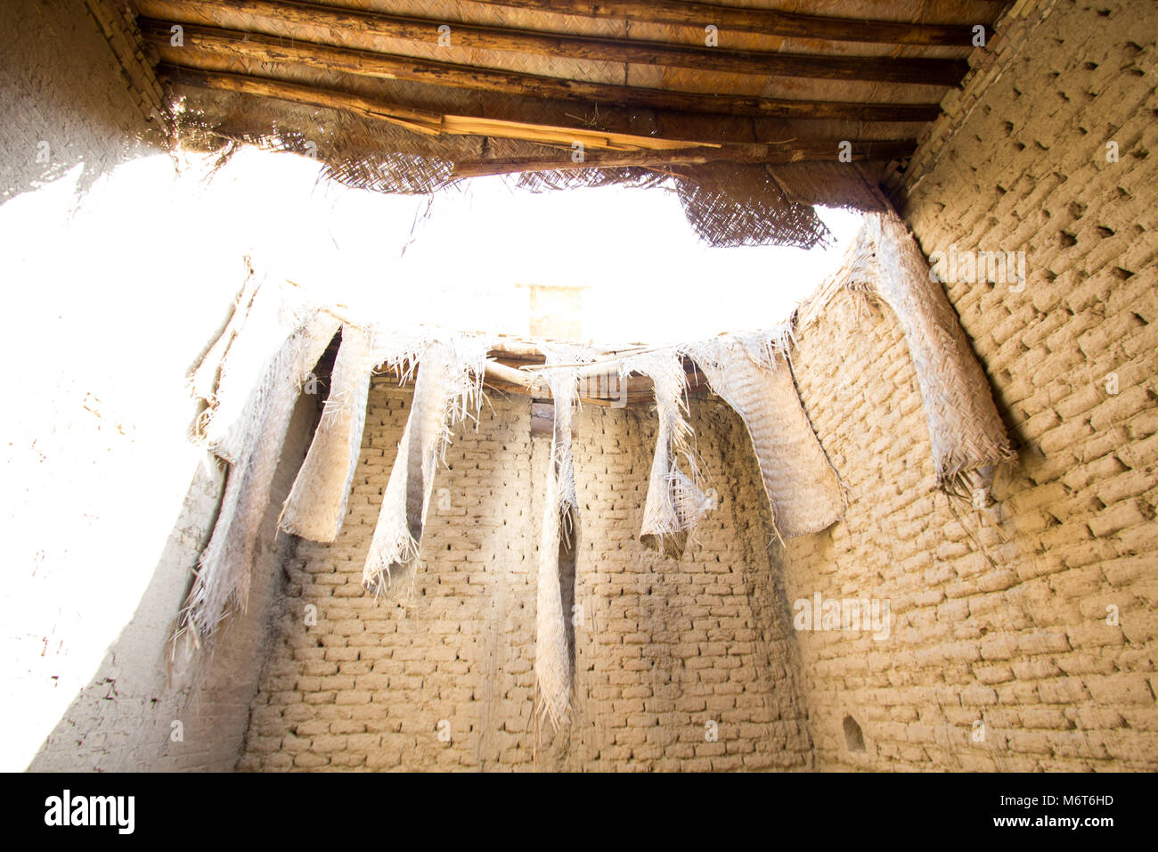 A picture of the inside of the Temple of ninmakh, The oldest temple in ...
