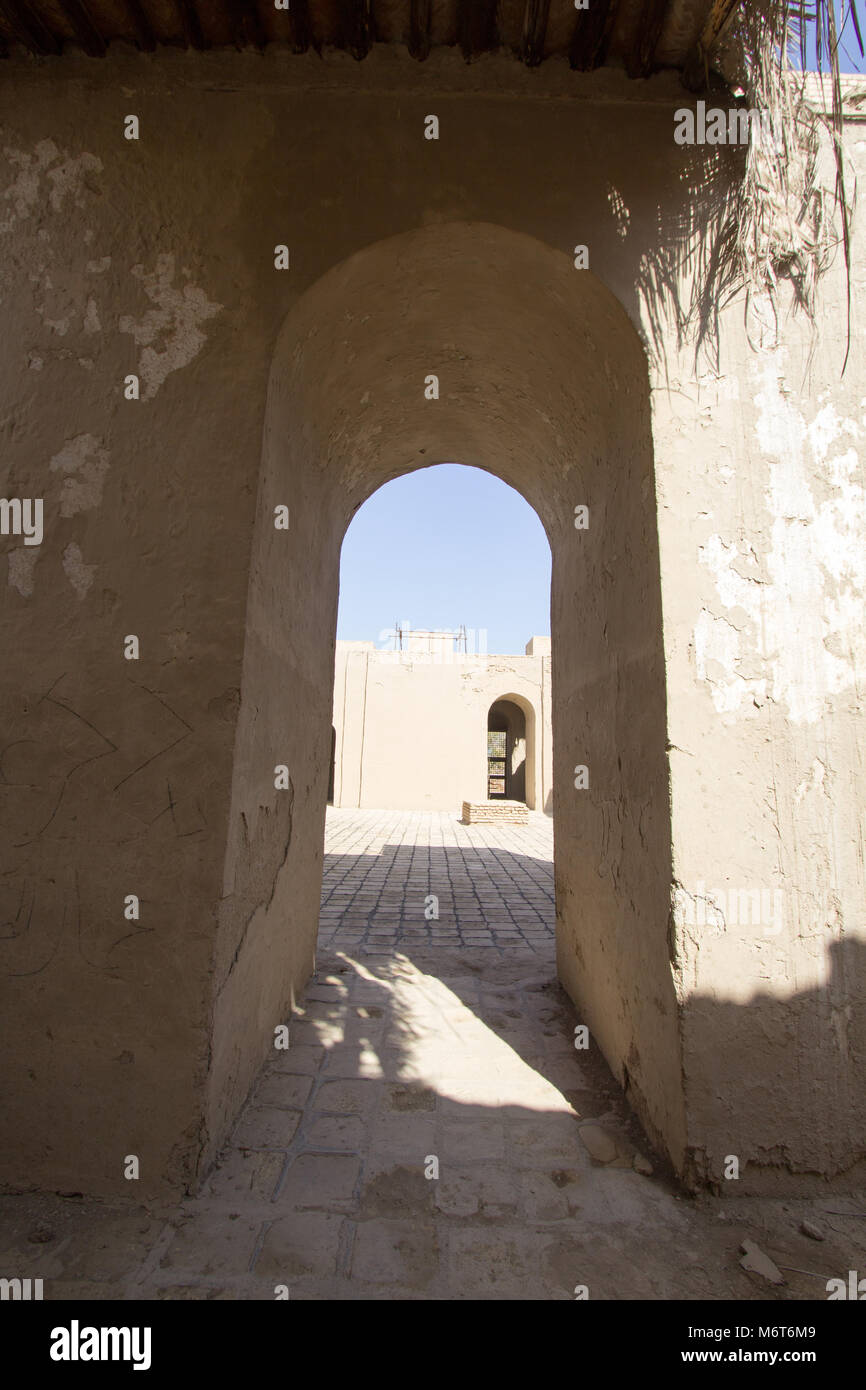 A picture of the inside of the Temple of ninmakh, The oldest temple in ...