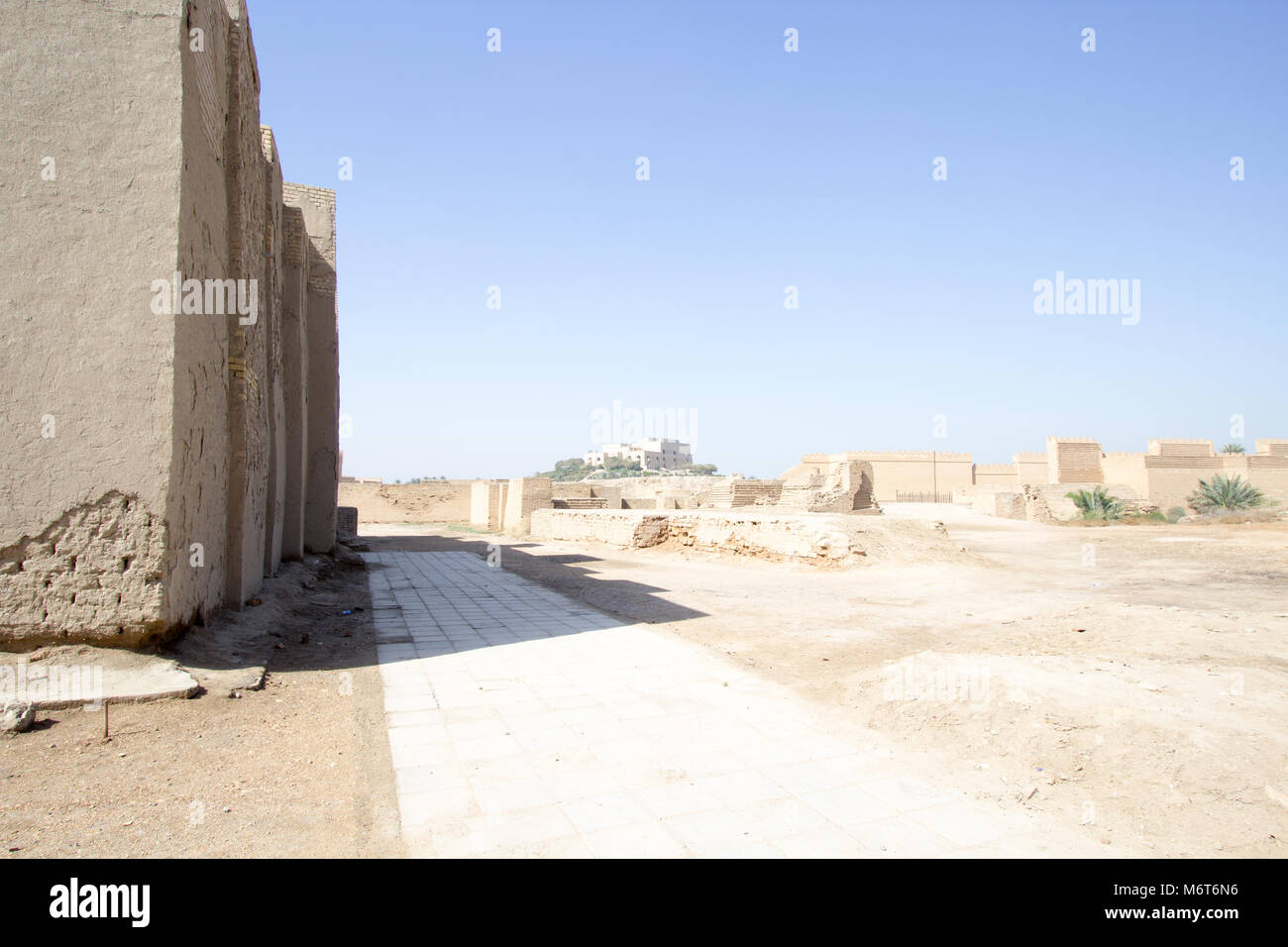 A picture of the outside of the Temple of ninmakh, The oldest temple in ...