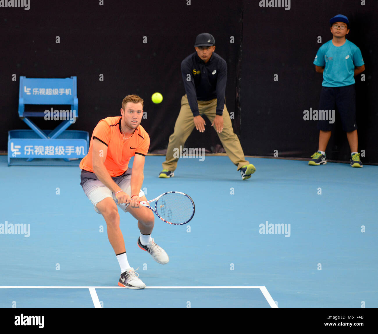 Jack Sock partners with Bernard Tomic vs Leander Paes and Andre ...