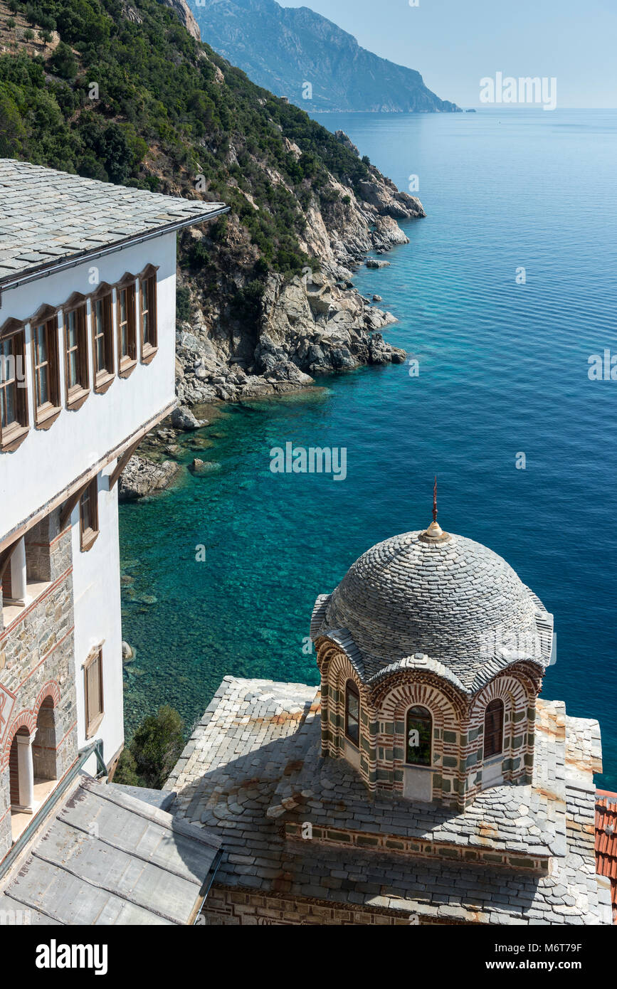 Monasteries of mount athos High Resolution Stock Photography and Images ...