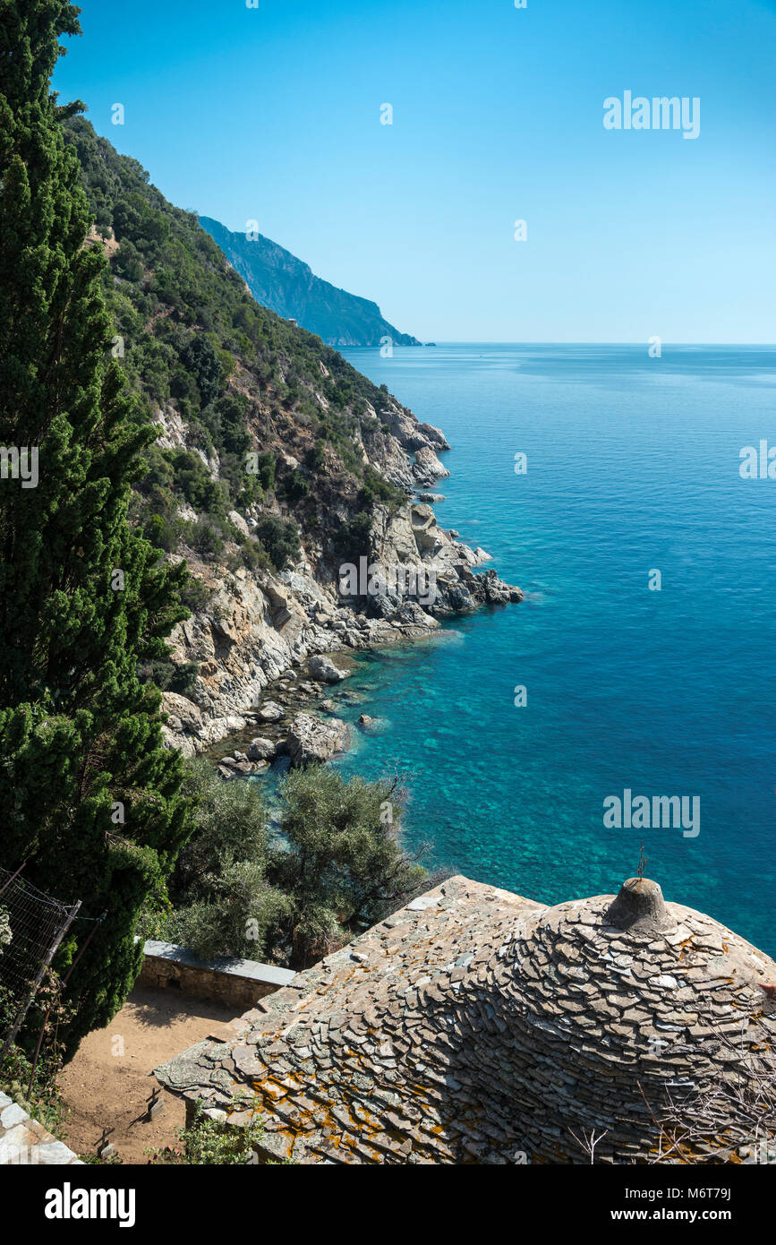 Athos peninsula greece hi-res stock photography and images - Alamy